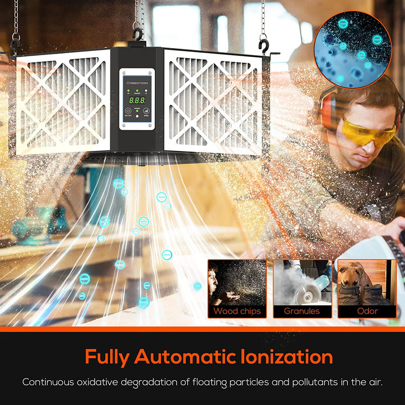 Abestorm 360 Degree Intake Air Filtration System Woodworking | DecDust