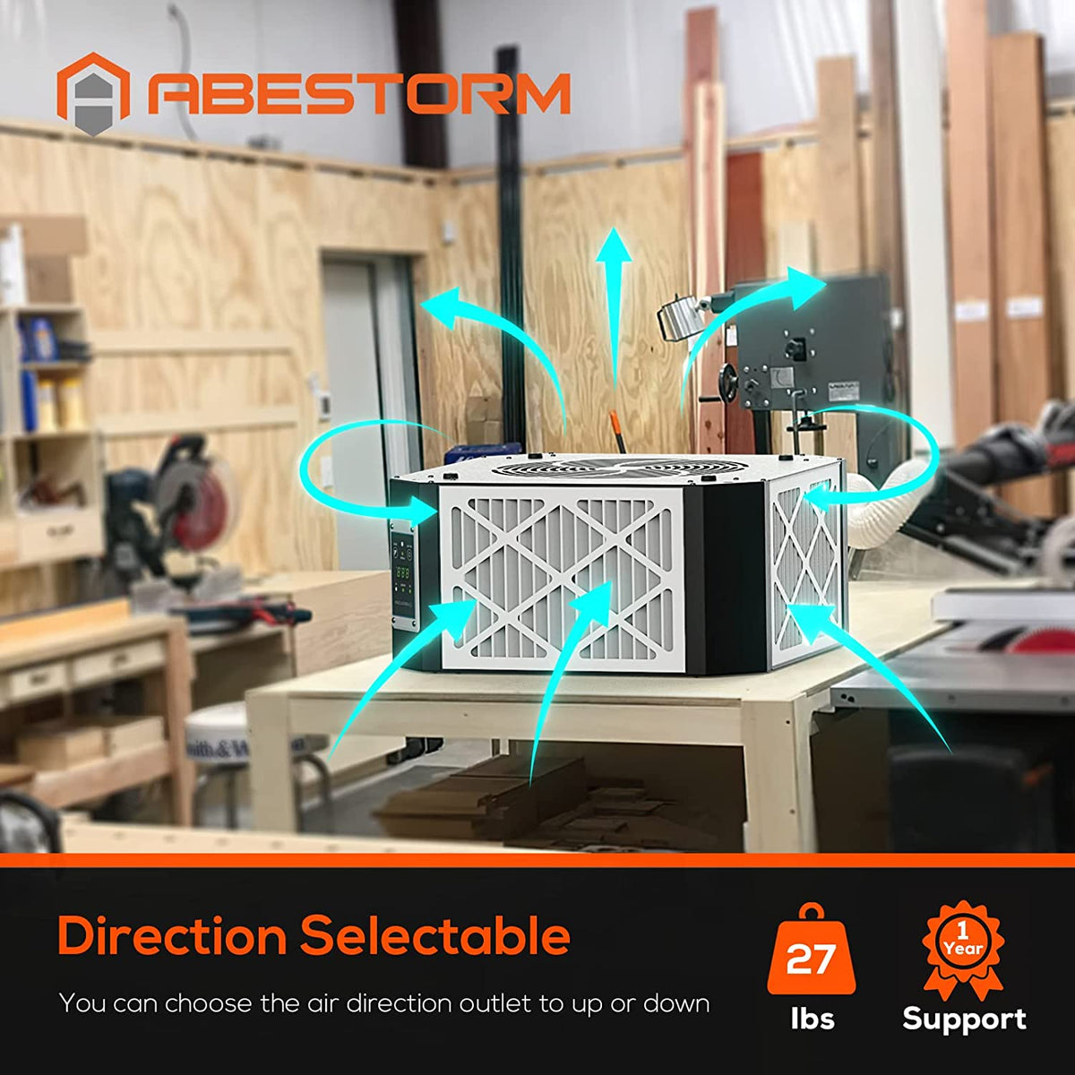 Abestorm 360 Degree Intake Air Filtration System Woodworking | DecDust