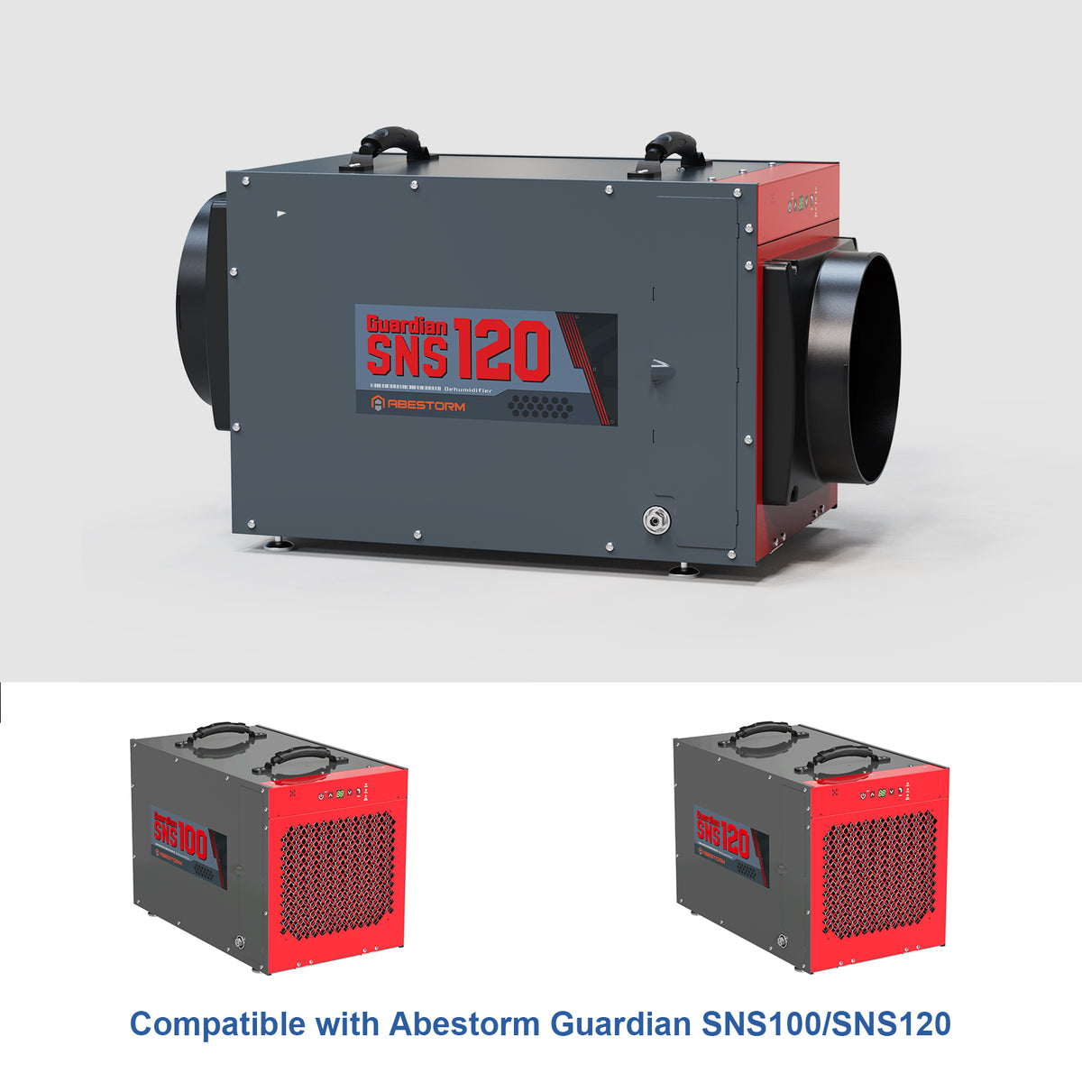 Abestorm Duct Mounting Plate, Plastic Pipe Flange for Guardian SNS100/