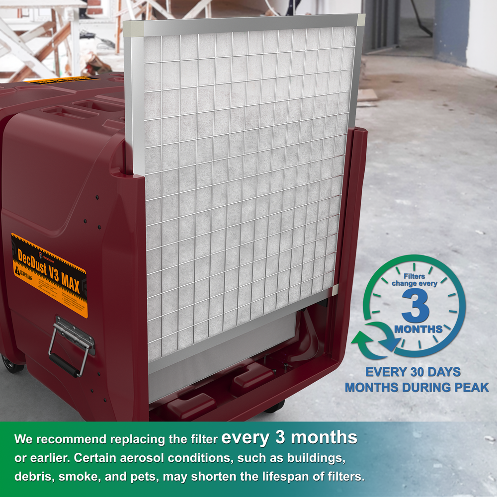 Abestorm High Efficiency Clapboard Filter- HEPA 2000 UVIG/DecDust