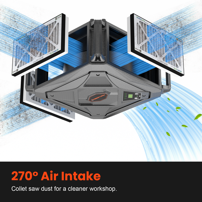 Home Abestorm 3-side Air Intake Air Filtration System Built-in Ionizer ...